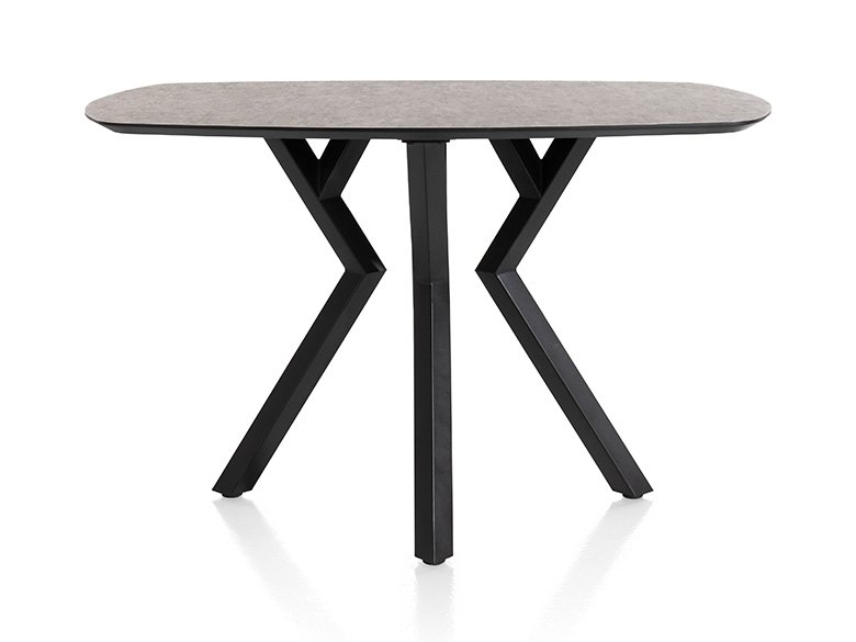 Habufa Masura 150cm Oval Bar Table with Black Base - Furniture Barn