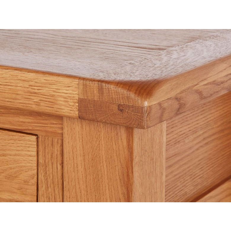 Fairfax Coffee Table with Drawer Oak - Furniture Barn